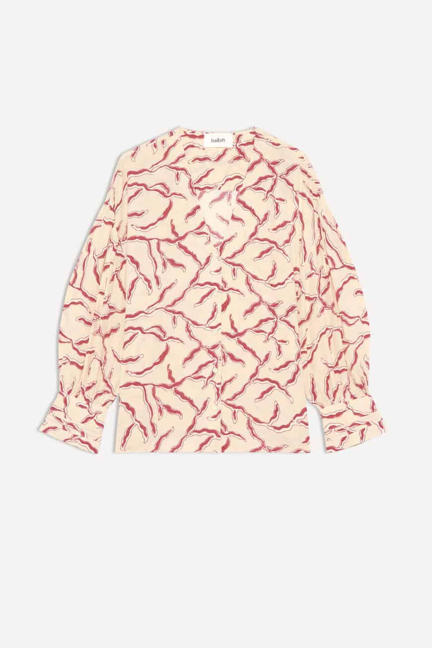 BA&SH Clea Print Blouse - Cocaranti