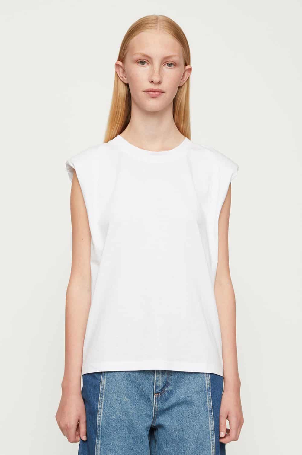 Just Female Beijing Sleeveless Top White - Cocaranti