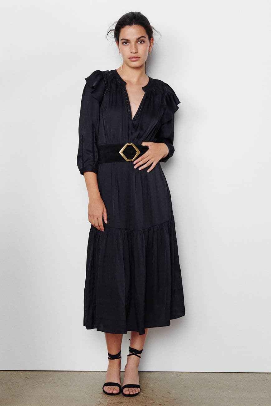 BA&SH Madness Dress Black - Cocaranti