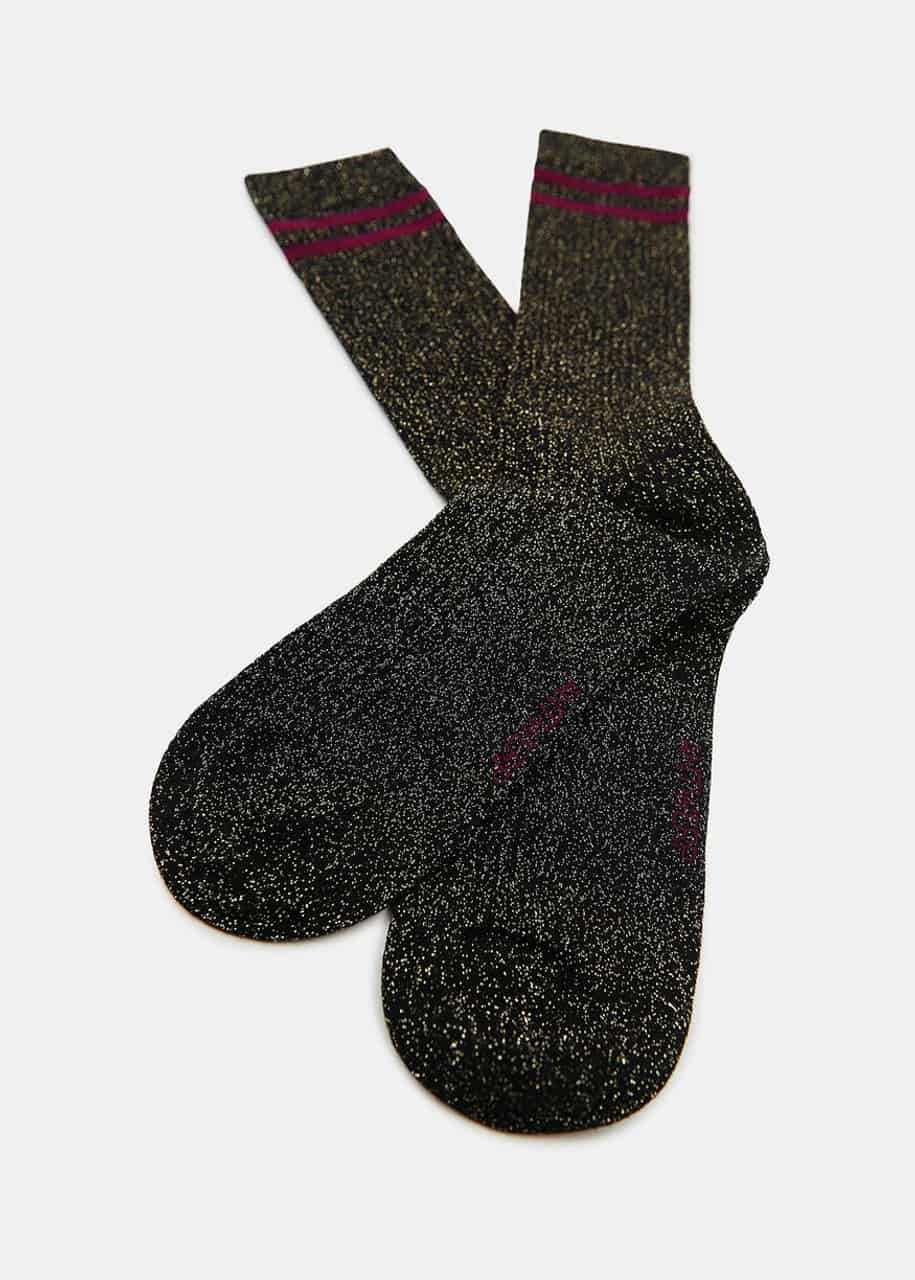 Essentiel Antwerp Cancano Lurex Socks Black - Cocaranti