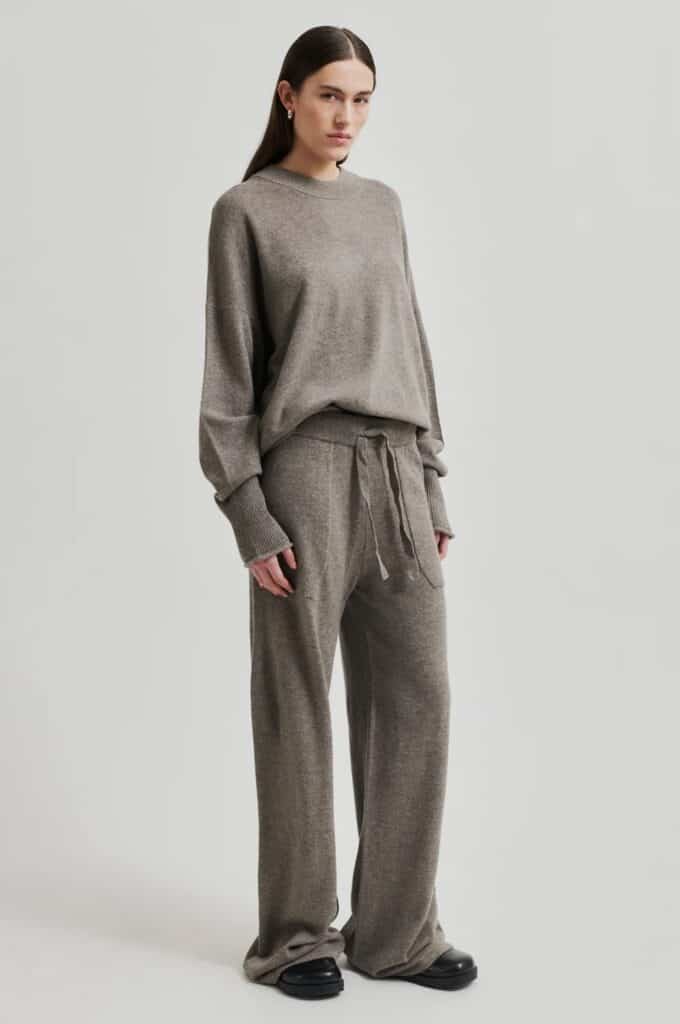 Second Female Lounge Knit Pant Morel - Cocaranti